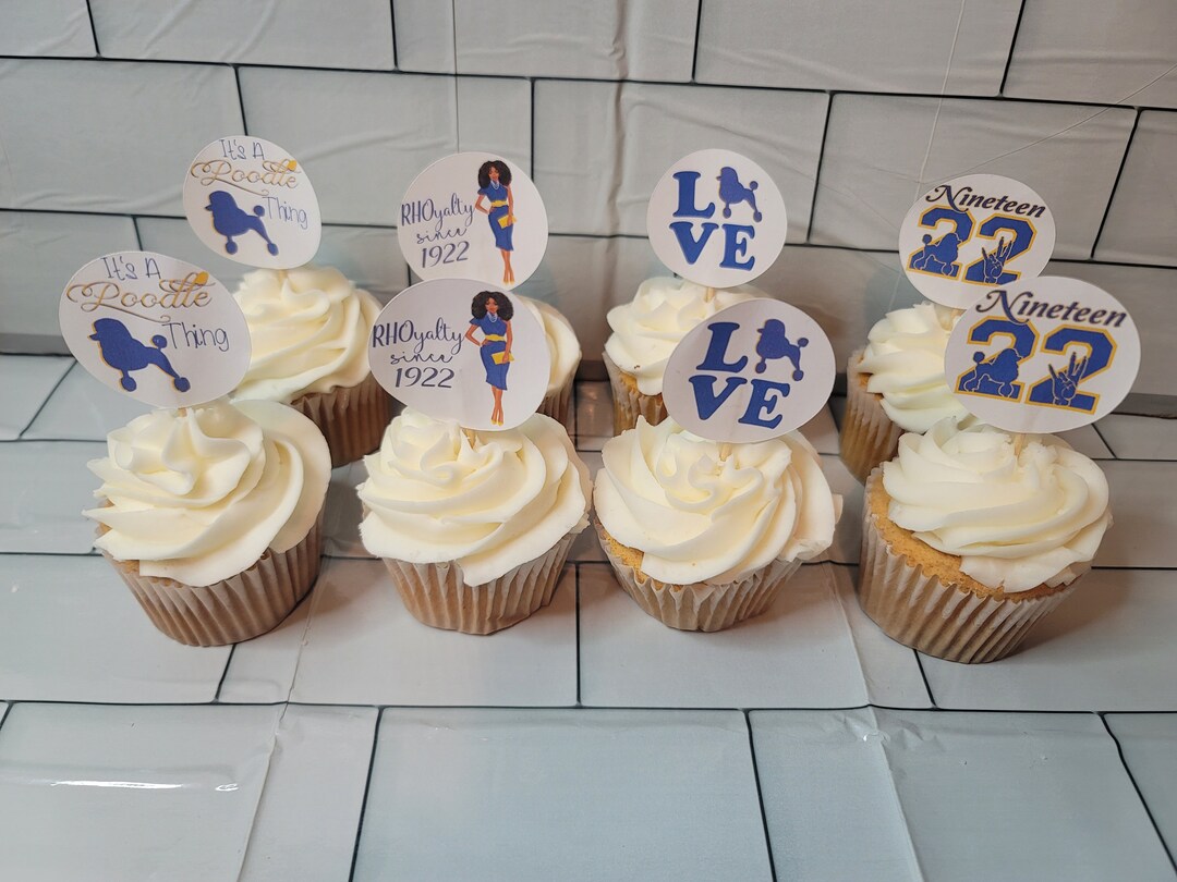 Sigma Gamma Rho Inspired Cupcake Toppers, Celebration, Decoration - Etsy