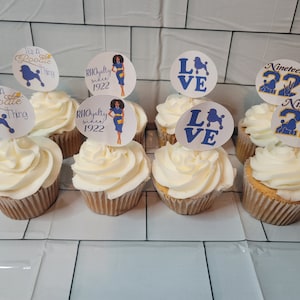 Sigma Gamma Rho Inspired Cupcake Toppers, Celebration, Decoration - Etsy