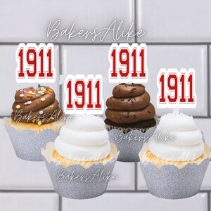 Kappa Alpha Psi Fraternity Inspired Cupcake/treat Toppers/sprinkles - Etsy