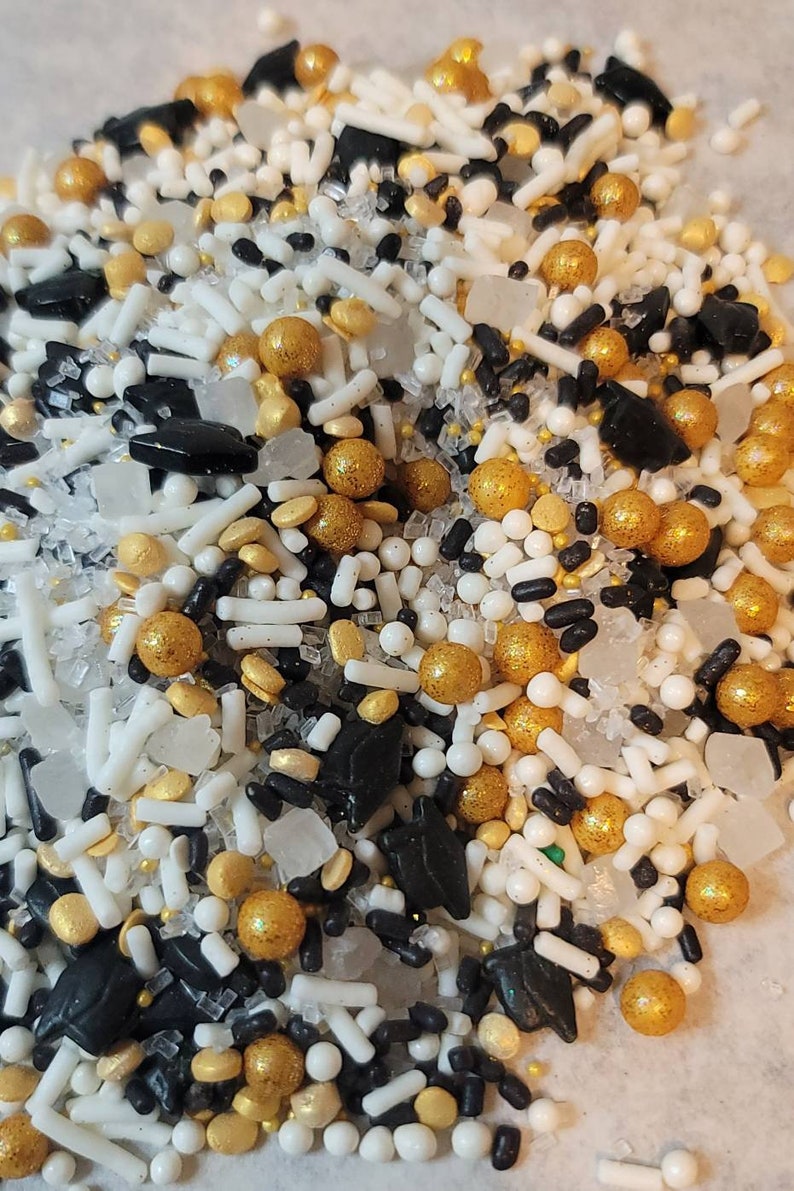Graduation Edible Sprinkle Mix Cake Sprinkles Edible - Etsy