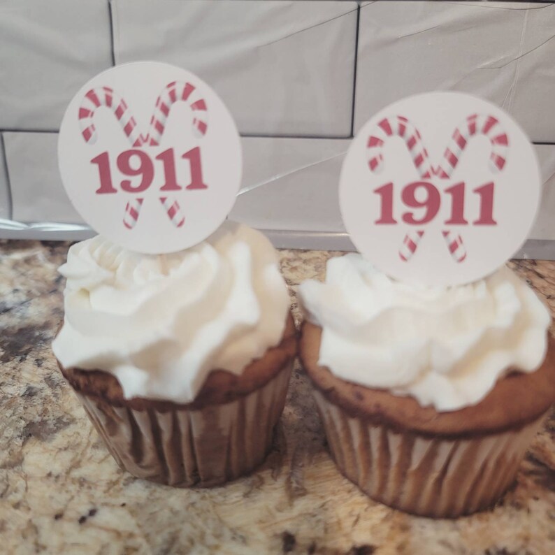 Kappa Alpha Psi Fraternity Inspired Cupcake/treat Toppers - Etsy