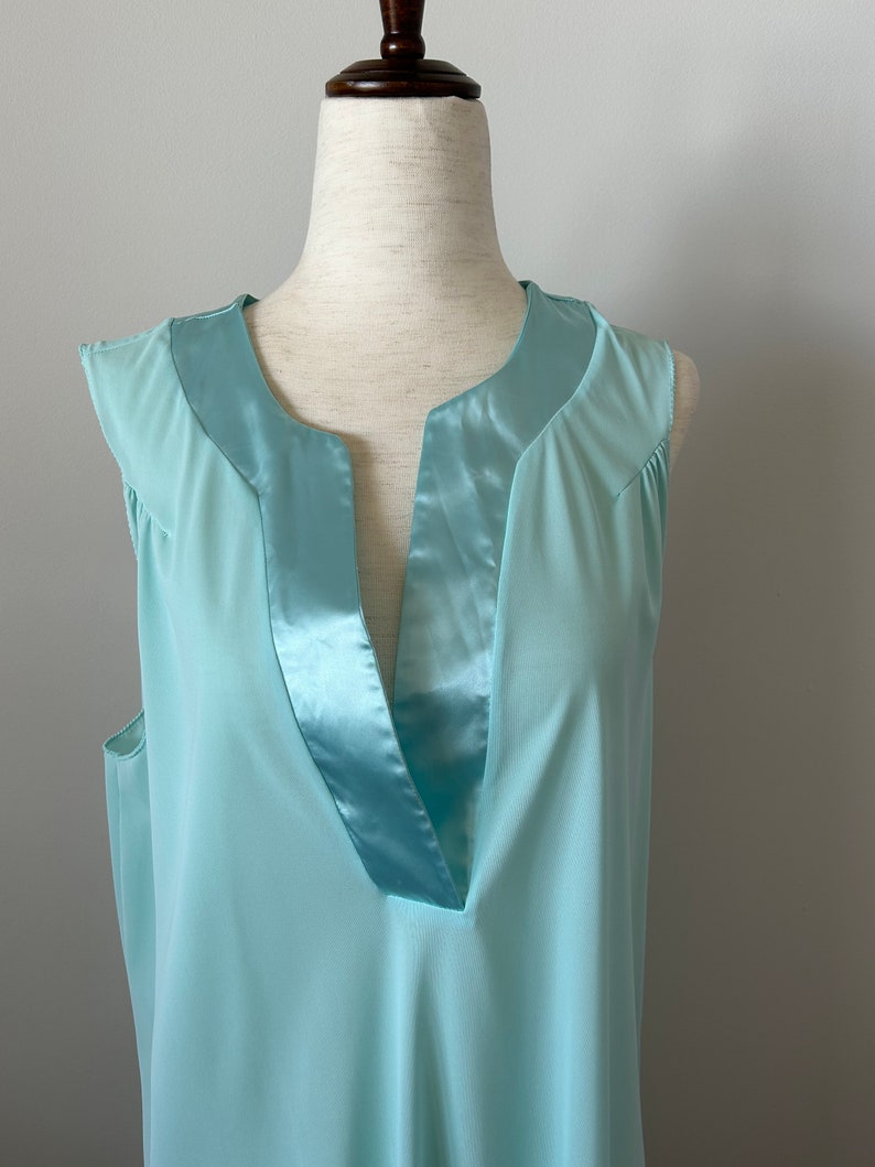 1970s Beautiful Negligee, Blue Lingerie Sexy, Seductive Floor Length - Etsy