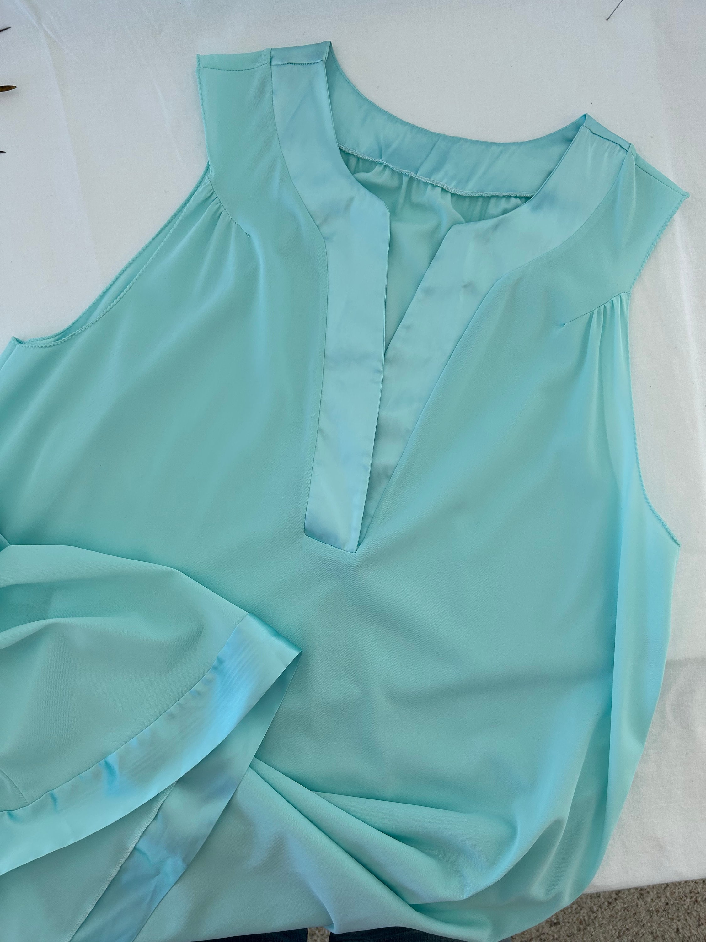 1970s Beautiful Negligee, Blue Lingerie Sexy, Seductive Floor Length - Etsy