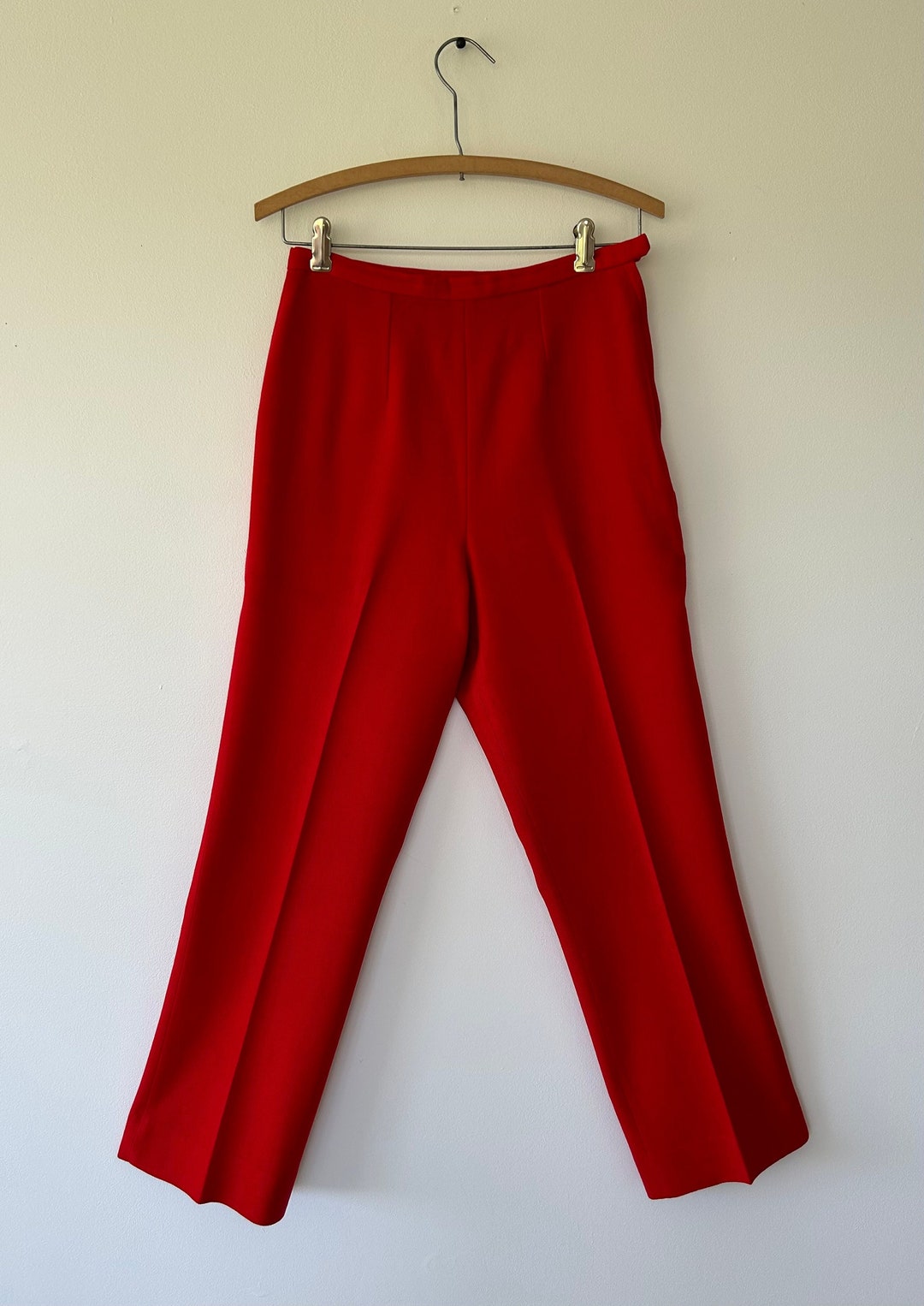 1970s Mod Red Wool Pants - Pendleton Knockabouts - Size Small - Etsy