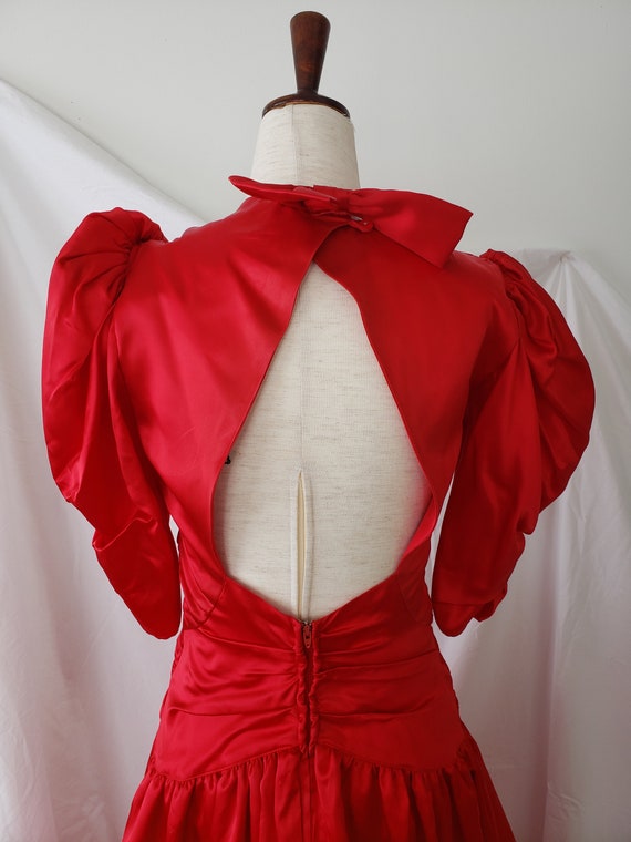 Red Prom Dress, Vintage 1990’s Size 7-8 - Gem