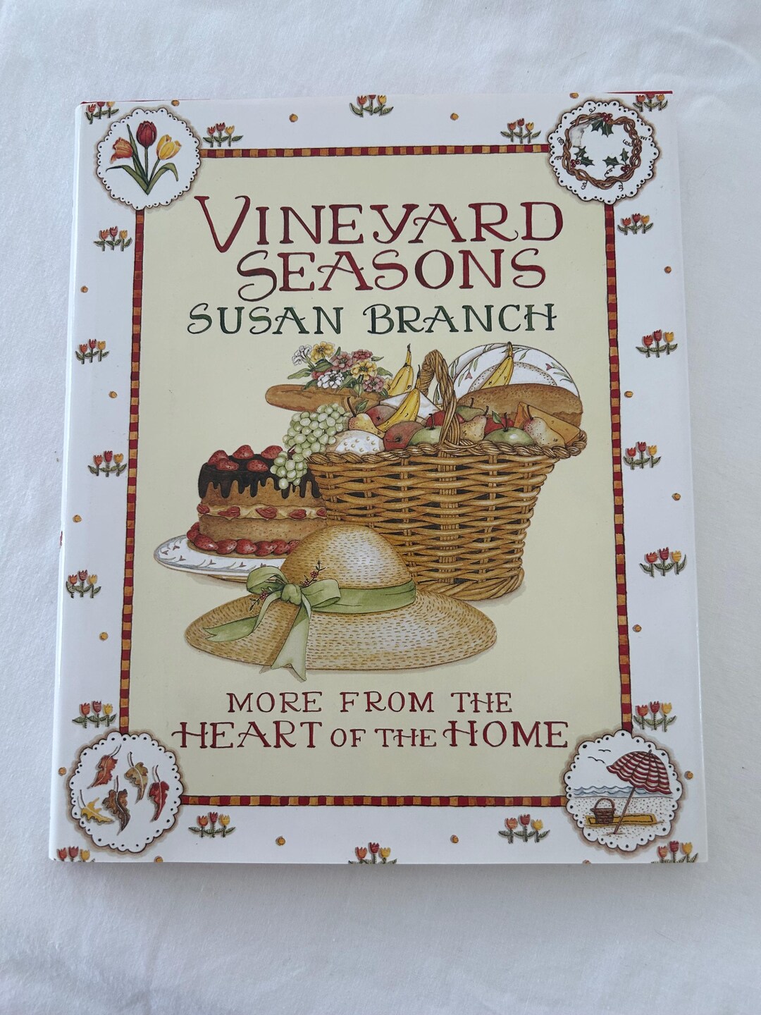 Vineyard Season by Susan Branch, 1980's Cookbook Illustrated Recipes - Etsy