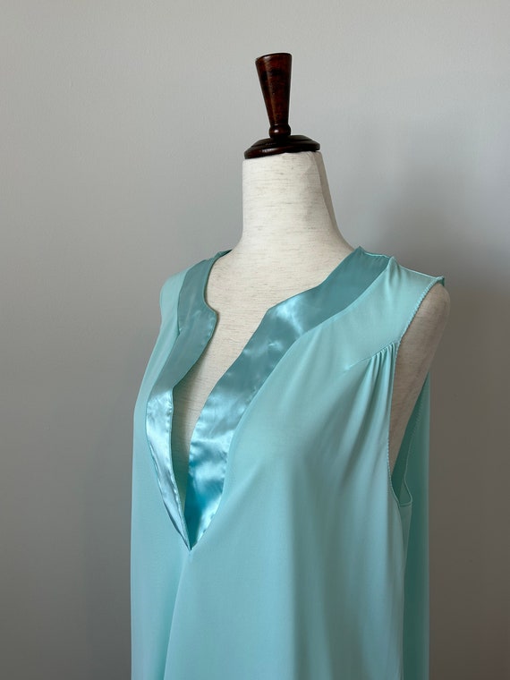 1970’s Beautiful Negligee, Blue Lingerie Sexy, Seduct… - Gem