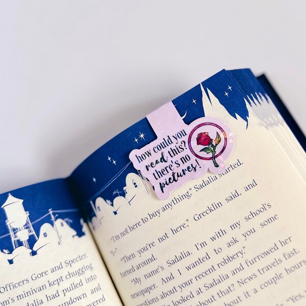Beauty and the Beast Bookmark - Etsy