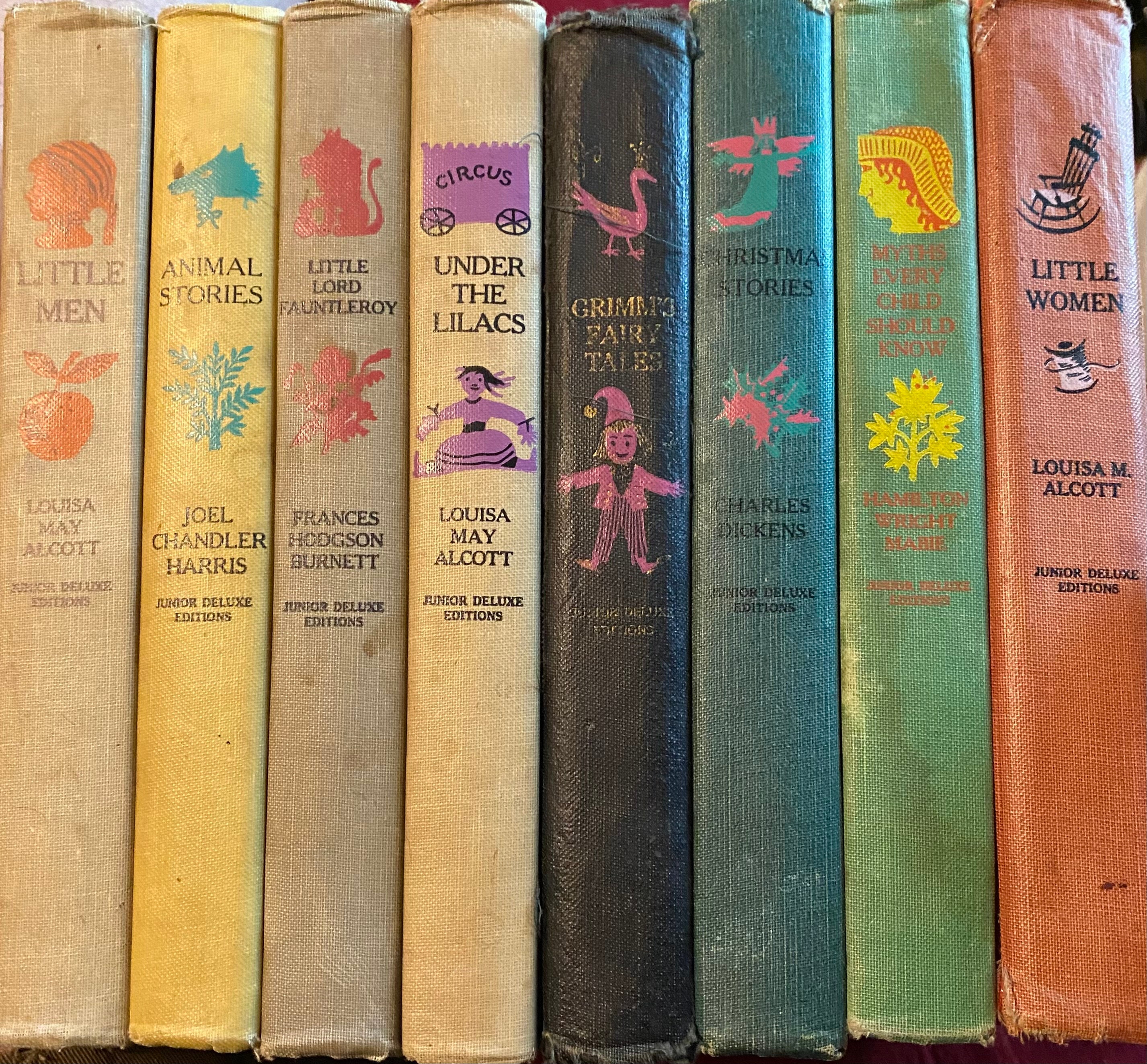 Assorted Vintage Mid Century Hardcover Junior Deluxe Edition ...