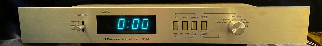 Vintage Panasonic Audio Timer Model TE97 - Etsy
