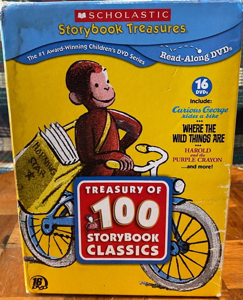 Vintage Scholastic Storybook Treasures 100 Classics on 16 DVD Box Set ...
