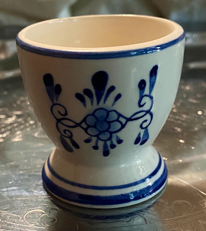 Vintage Hand Painted Delftsware Holland 2 Inch Windmill Egg Cup - Etsy