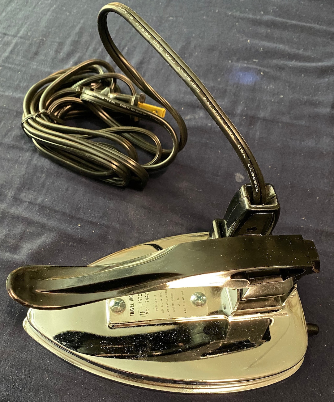 Vintage Folding Handle Compact Travel Iron - Etsy