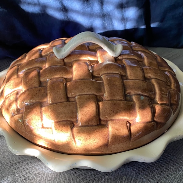 Ceramic Pie Dish - Etsy
