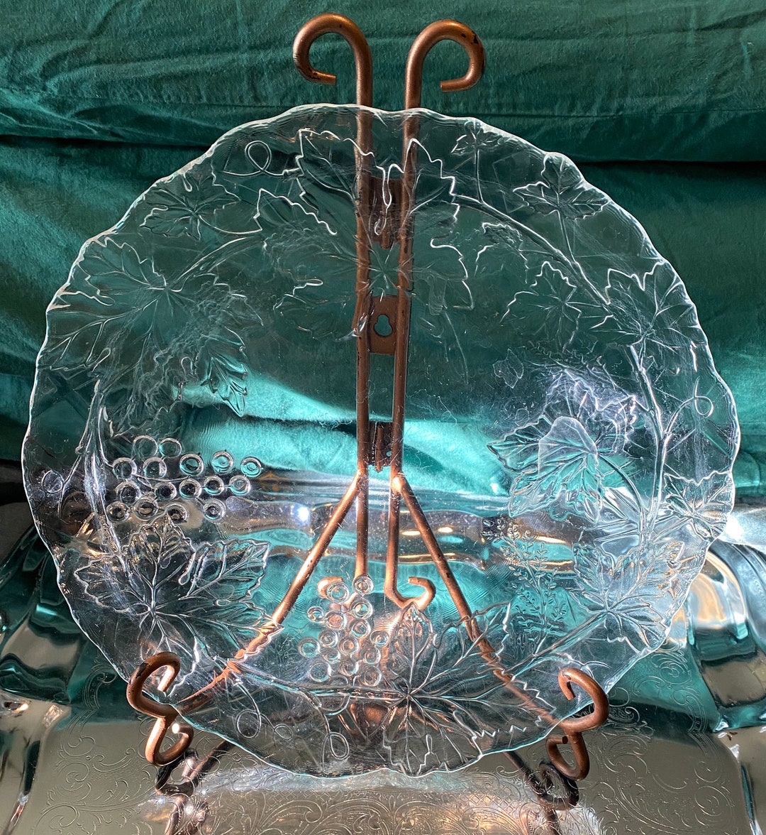 Vintage 11” Mallory Dinner Plate by Cristal D’arque-durand - Etsy