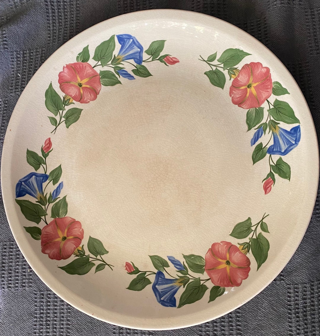 Vintage 12 1/2” Shenandoah Ware Platter by Paden City Pottery - Etsy
