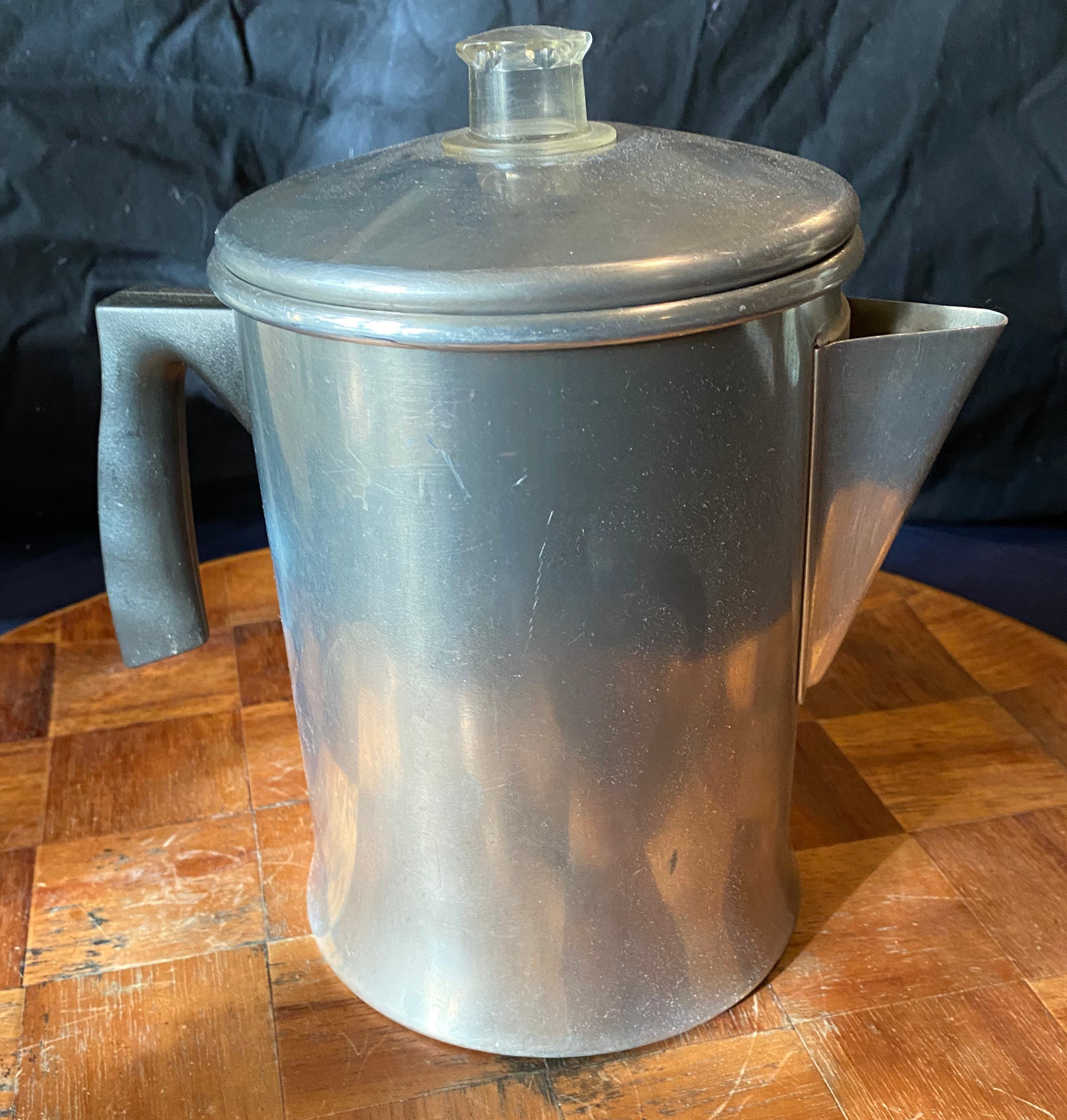 Vintage 10 Cup Mirro Aluminum Coffee Percolator - Etsy
