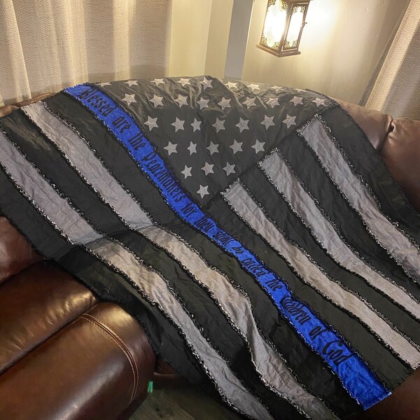 Thin Blue Line Quilt Pattern - Etsy