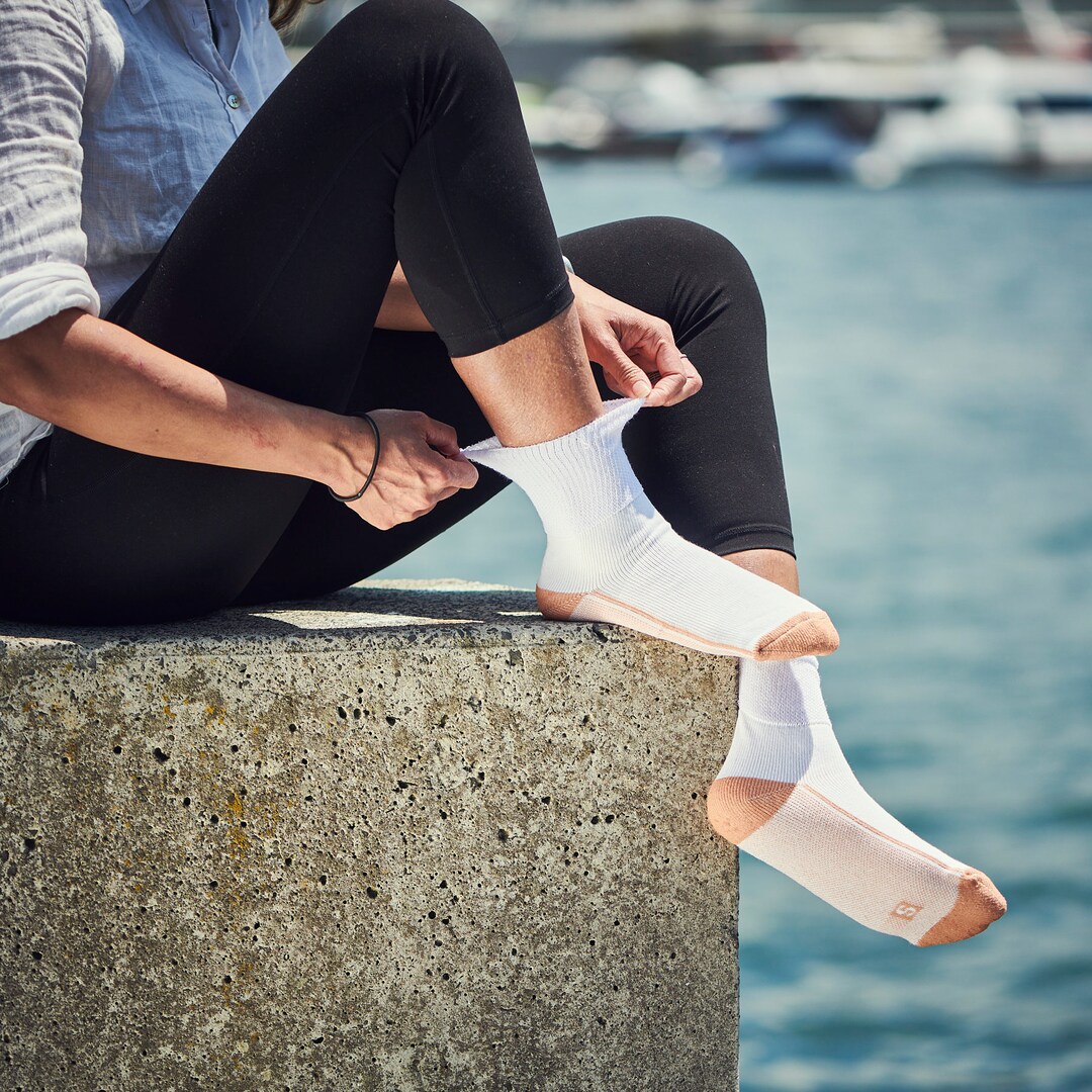 Glucology Diabetic Copper Based Classic Socks | 3 Pairs | Extra Padded ...