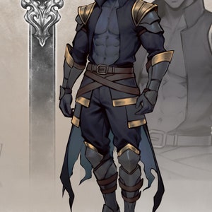 Human Drawn - Full Body Character Commission - Custom Artwork - Epic ...