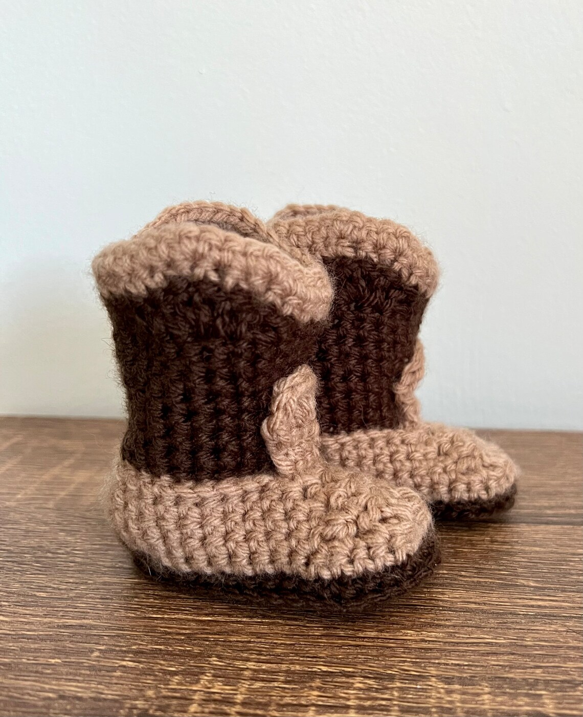 Crochet Baby Cowboy Booties - Etsy