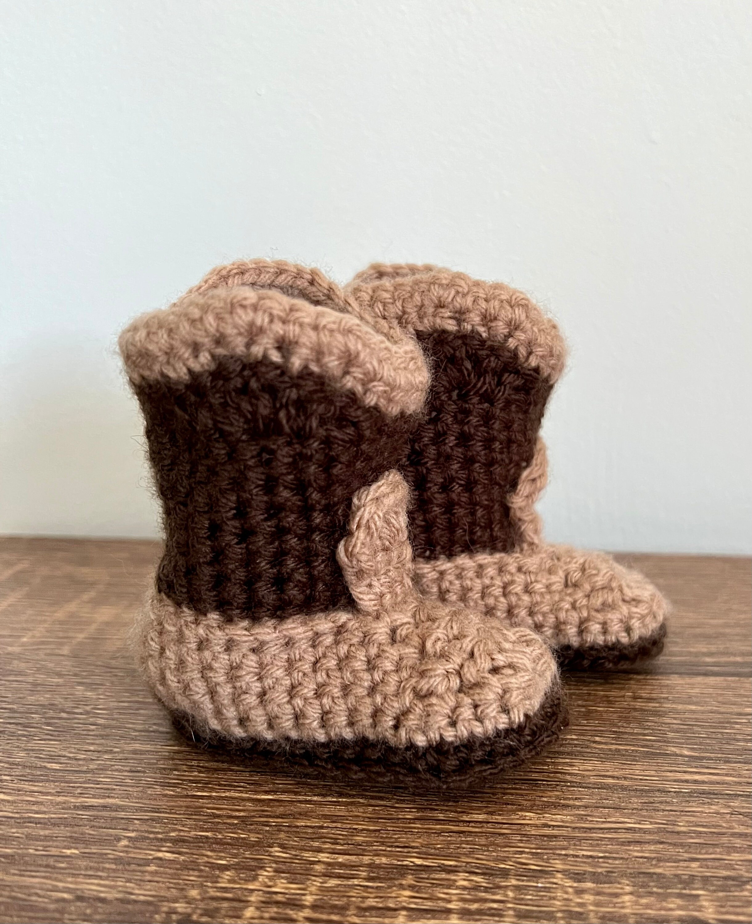 Crochet Baby Cowboy Booties - Etsy