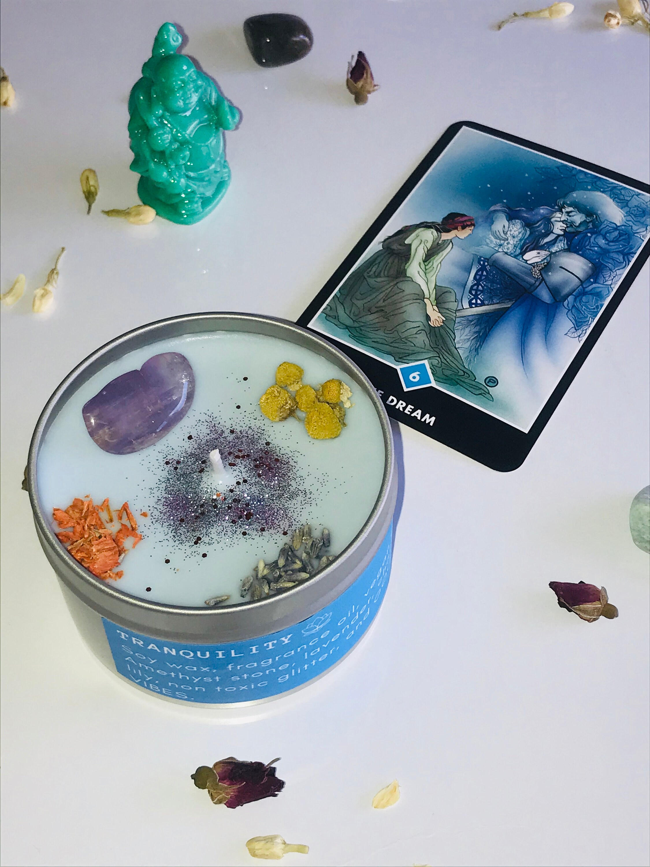 Tranquility Energy Candle Relaxation Candle Sleep Candle - Etsy