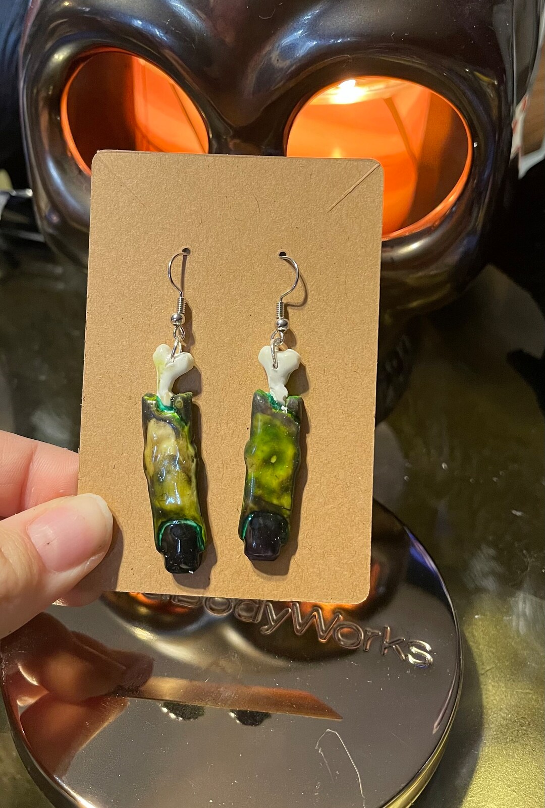 Zombie Finger Earrings - Etsy