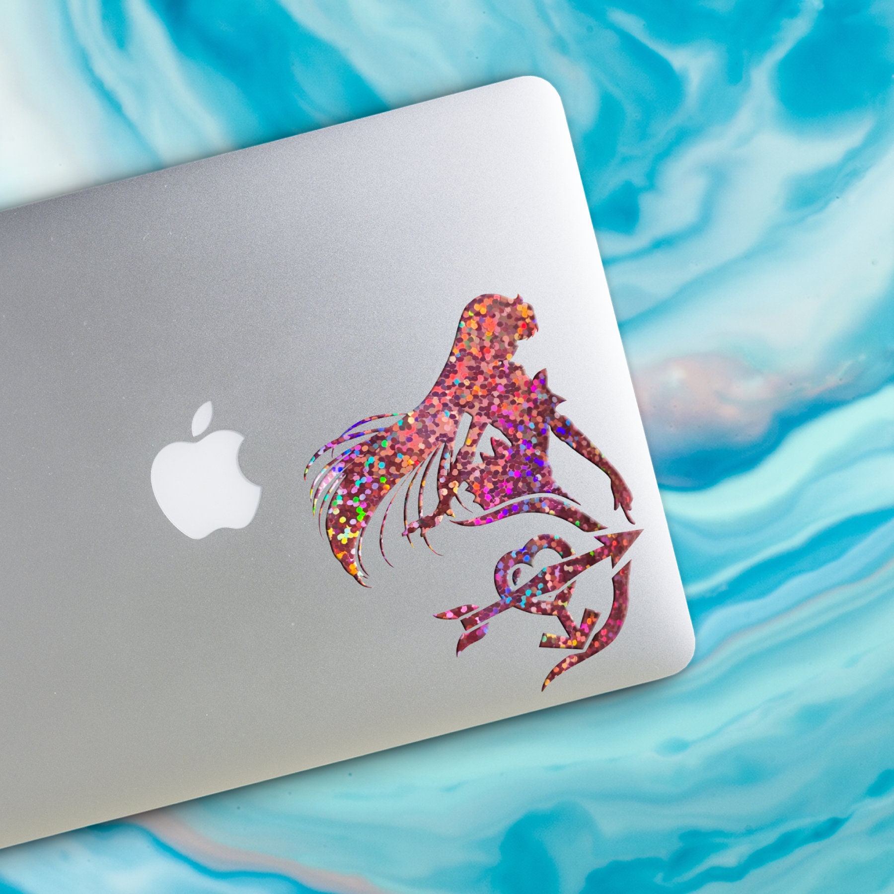 Sailor Mars Symbol Decal Silhouette Inspired Holographic - Etsy