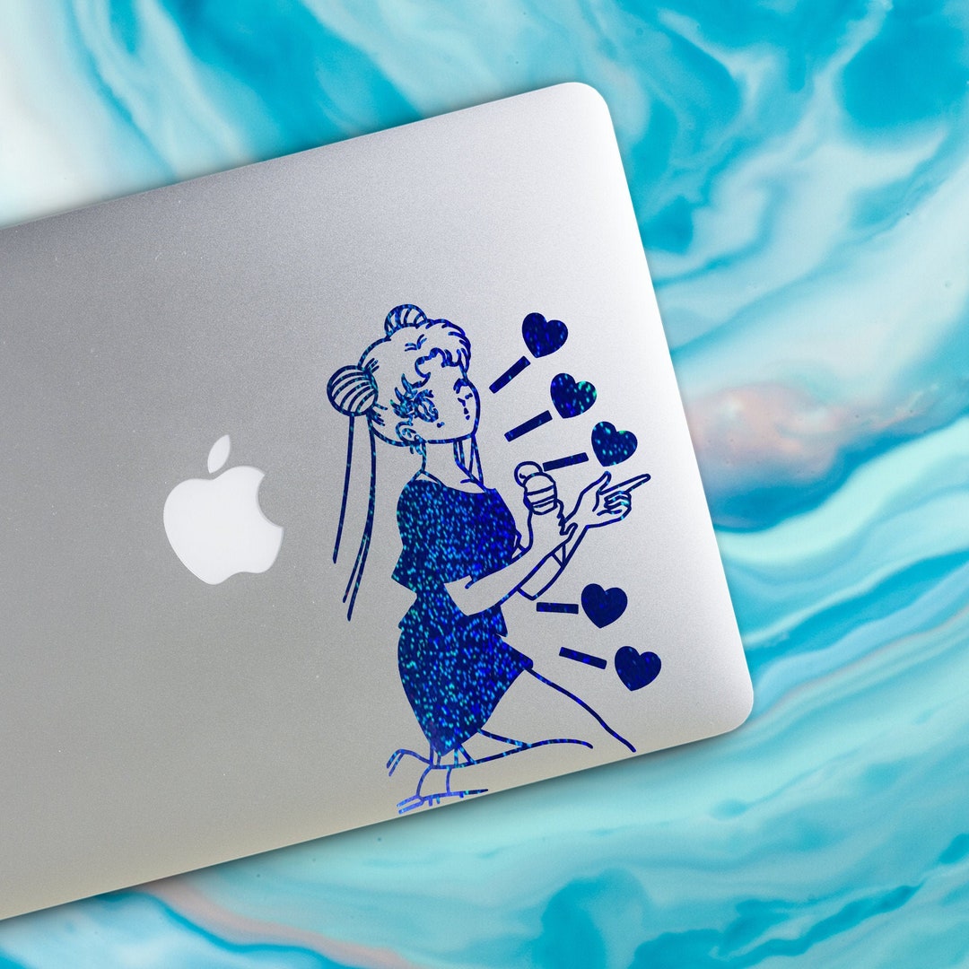 Kawaii Usagi Moon Girl Summer Time Inspired Holographic Sticker ...