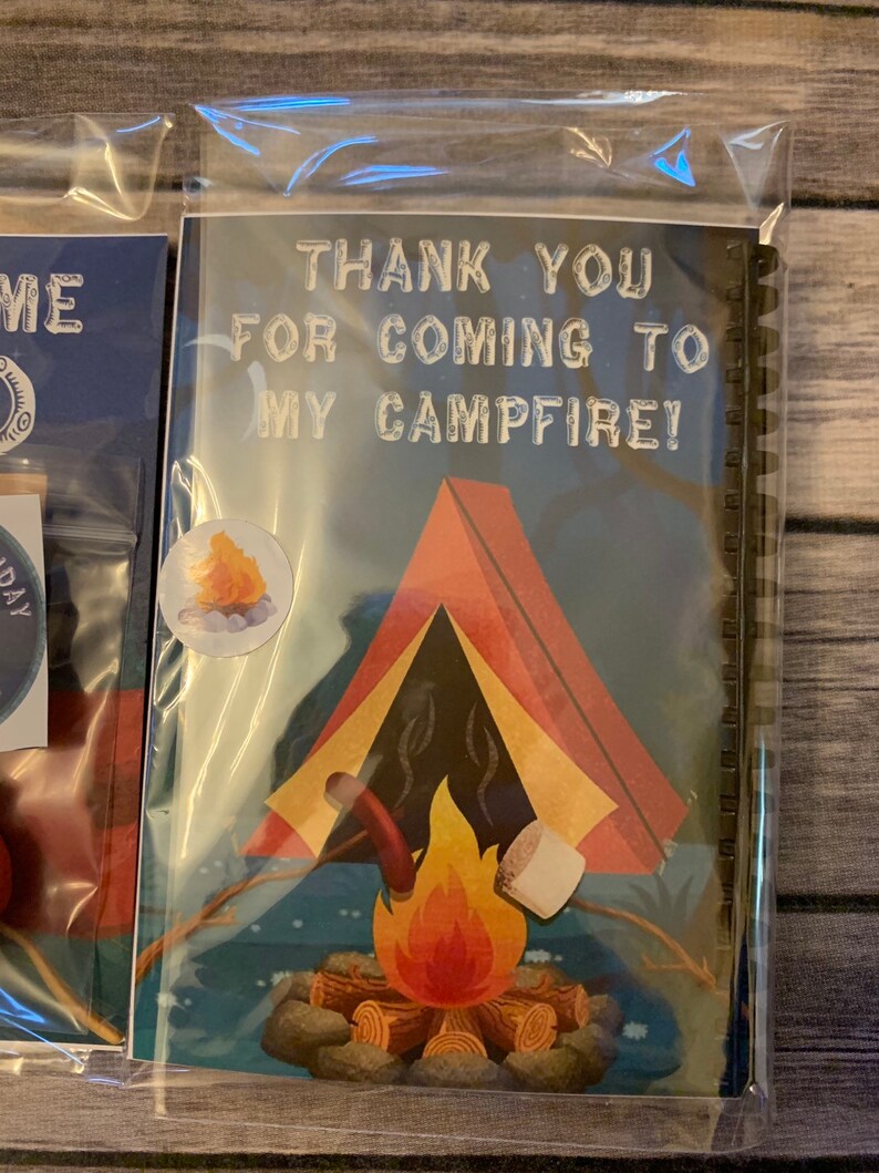 Camping coloring book Birthday Favors-personalized Camping | Etsy