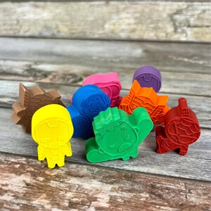 Personalized Kids Valentines Cards With Crayons Hero Theme - Etsy