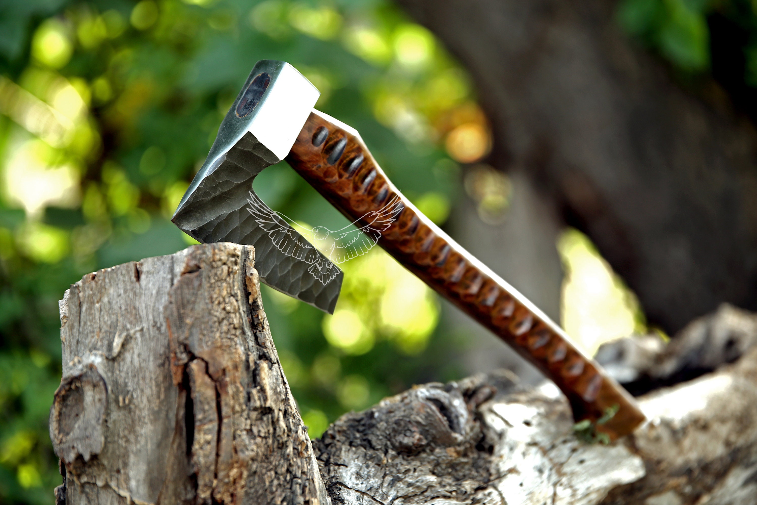 E-H043 custom hand forged axe tomahawk axe beard axe throwing axe ...