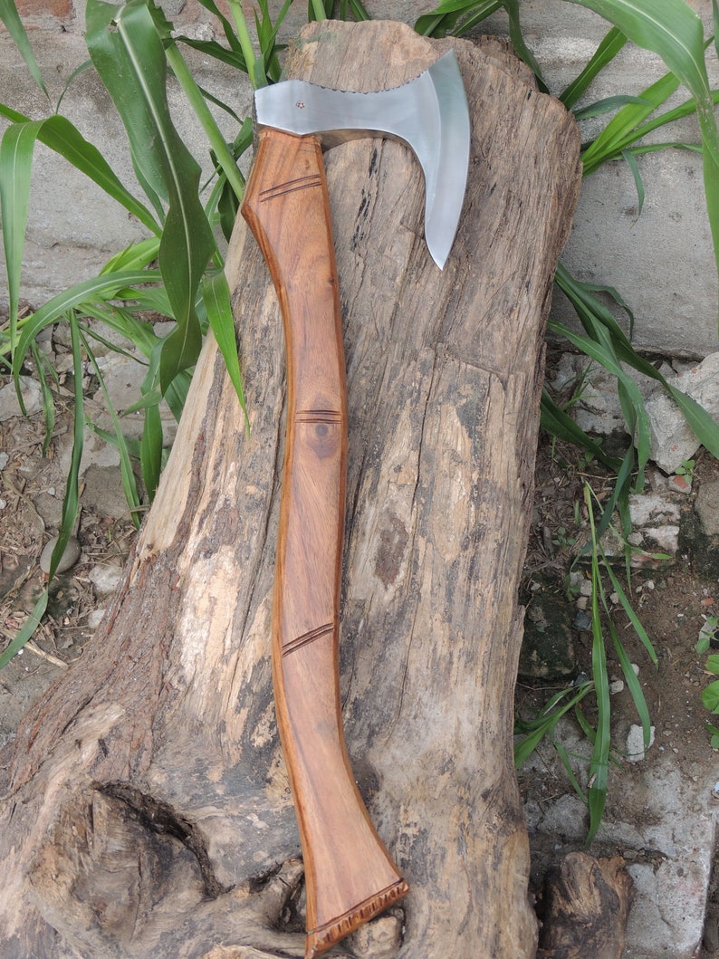 E-H011 custom forged axe tomahawk axe beard axe damascus axe | Etsy