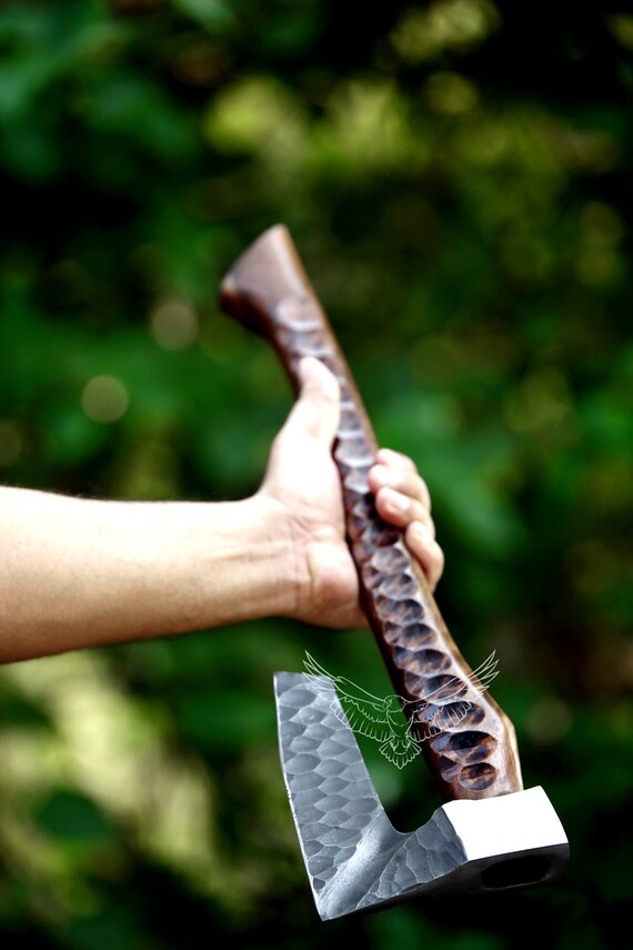 E-H043 custom hand forged axe tomahawk axe beard axe throwing axe ...