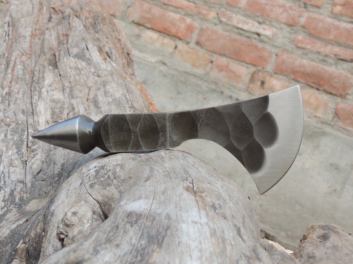 9 1.5 Lbs. Hand Forged Axe Head with Leather Sheath made of | Etsy