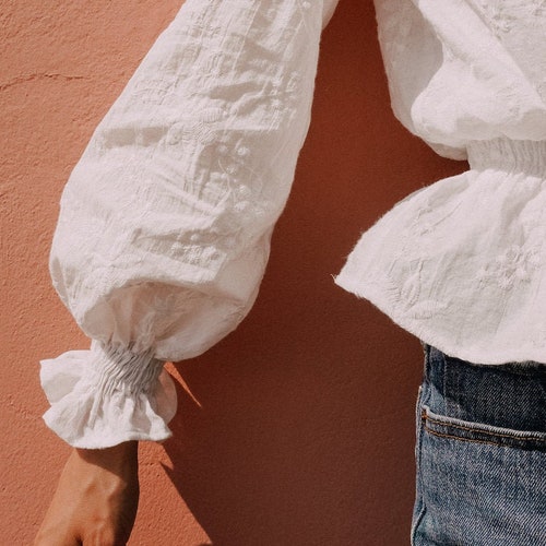 Linen Blouse XSS M L PDF Sewing Pattern - Etsy