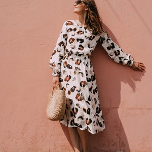 Shirred Dress Sewing Pattern, Blouse Sewing Pattern, Shirt Sewing ...