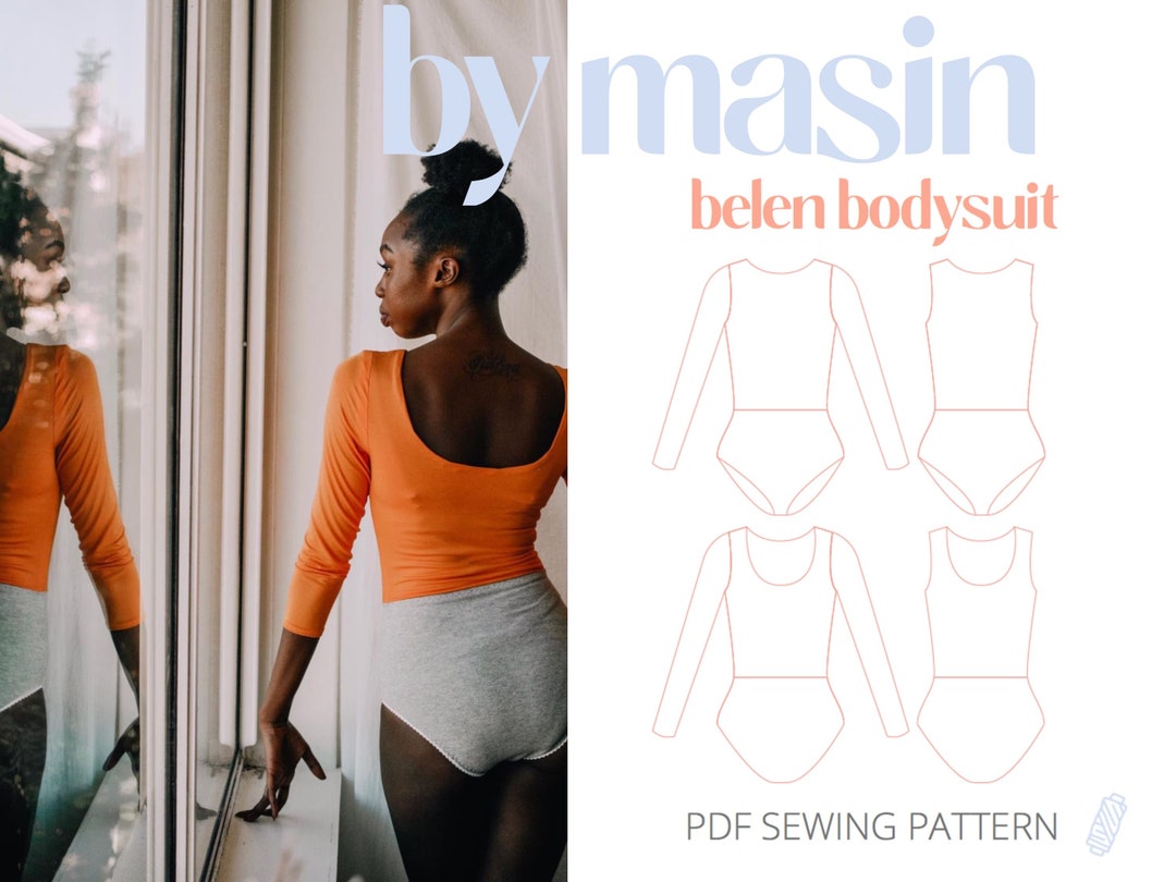 Bodysuit Sewing Pattern for Halloween, Leotard Sewing Pattern, DIY ...