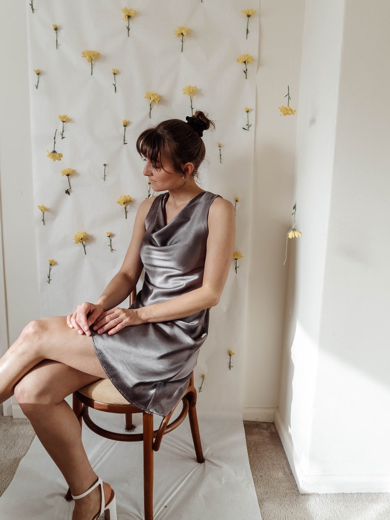 Slip Dress Pattern Cowl Neck Dress Sewing Pattern Bias-cut - Etsy