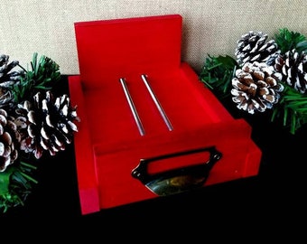 Wood Rolodex Box - Etsy