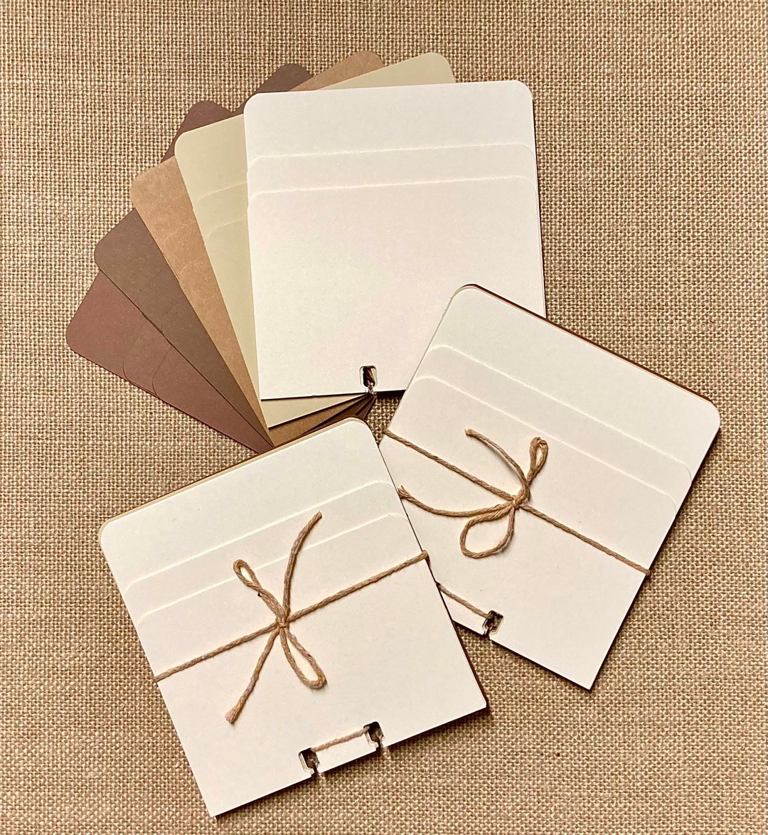 30ct. Brown Ombré Rolodex Cards Rounded Corners - 3 Tiered Sizes ...