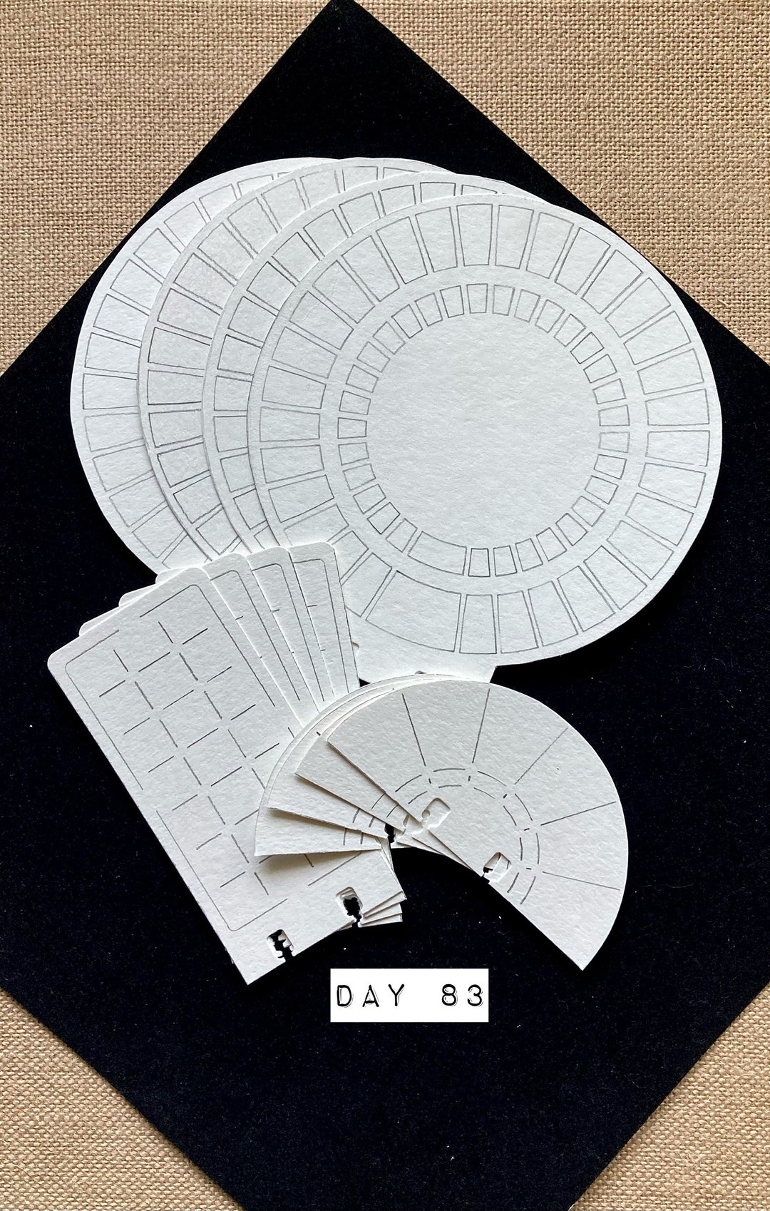 Watercolor Swatch Cards - Day 83 - Art Supply Dex / Rolodex / Memorydex ...