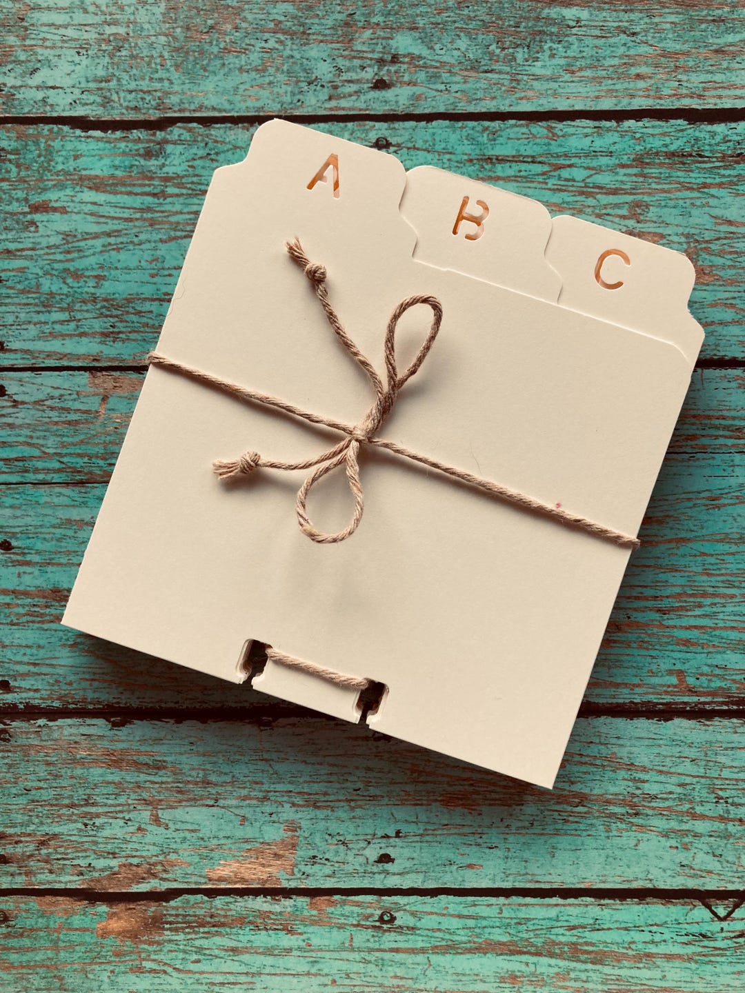 Limited Edition Ivory Cream ABC Tab Rolodex Dividers - 110lb Recycled ...