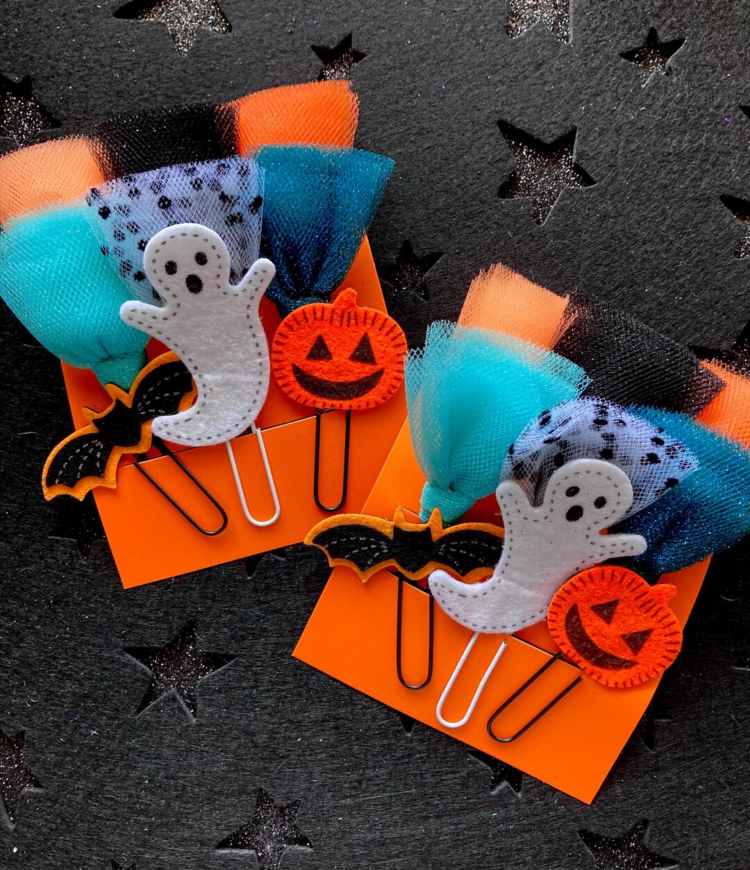 Halloween Spooktacular Nights Tulle Embellished Paperclips: Planners ...