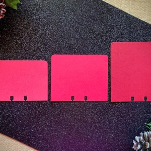30ct. Red Ombré Rolodex Cards Rounded Corners - 3 Tiered Sizes ...
