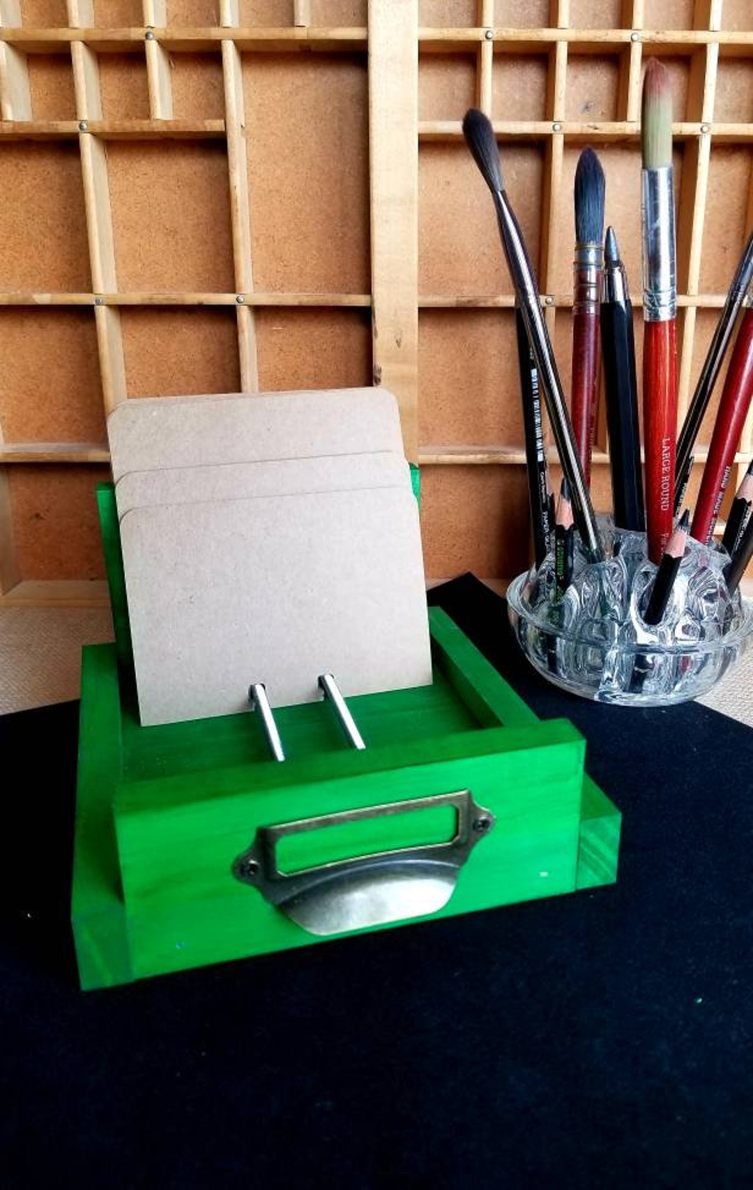 Holly Jolly Green Catalogdex Memorydex Rolodex Display Holder - Etsy