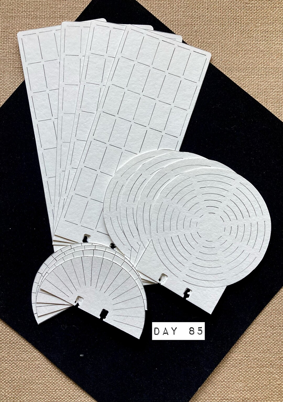 Watercolor Swatch Cards - Day85 - Art Supply Dex / Rolodex / Memorydex ...