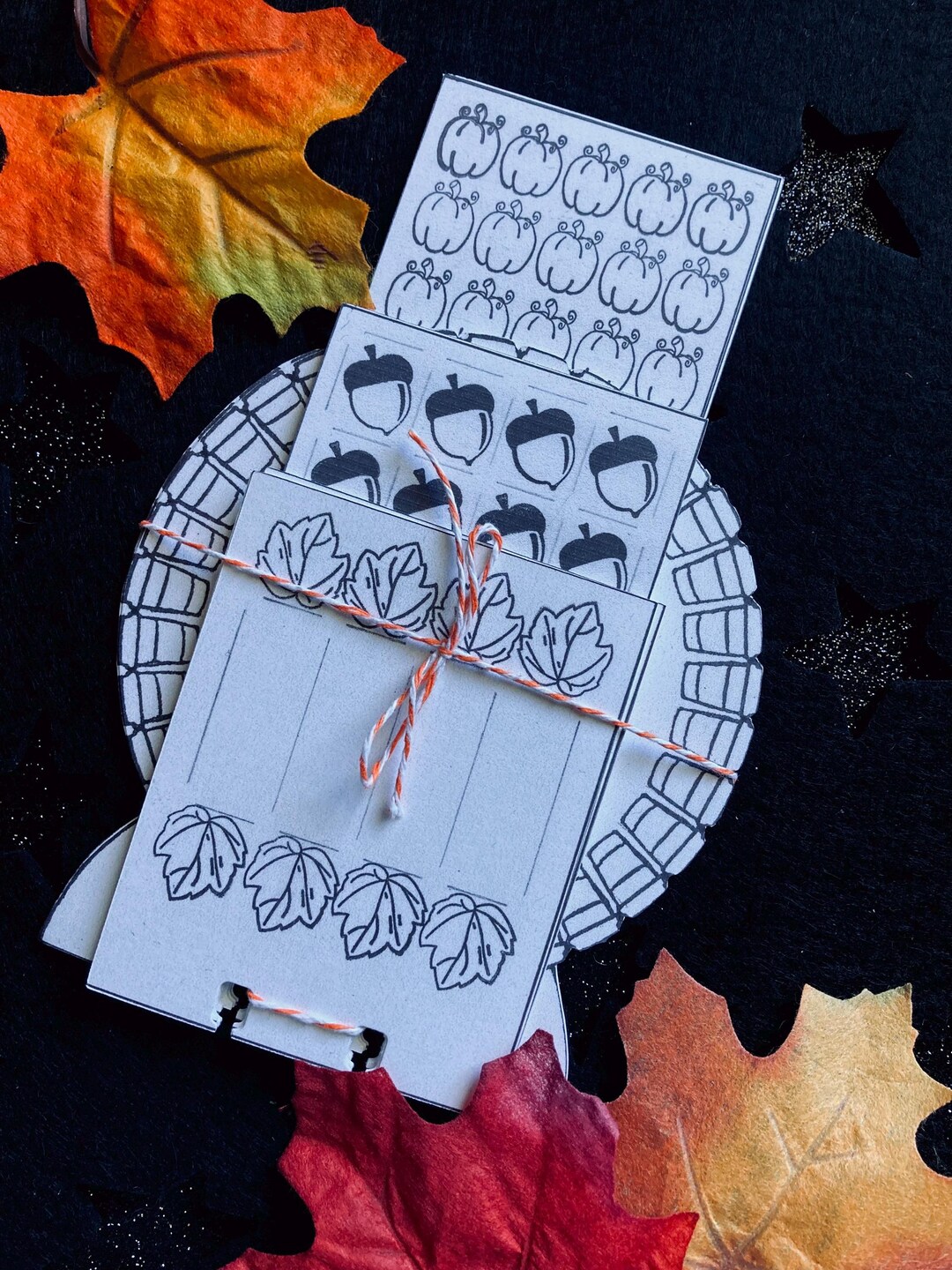 Autumn Vibes Fall Themed Swatch Cards - Swatch Dex -rolodex Cards ...