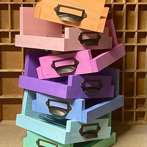 10 Inch Catalogdex Reclaimed Wood Rolodex Memorydex Card Storage ...